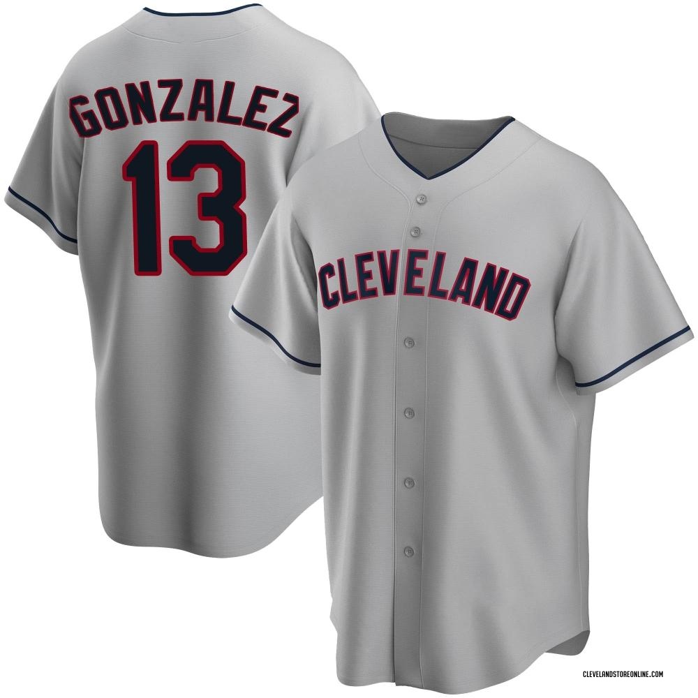 Replica Joab Gonzalez Youth Cleveland Guardians Road Jersey - Gray ...